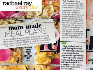 The Dinner Daily Featured in Rachael Ray Every Day! - The Dinner Daily